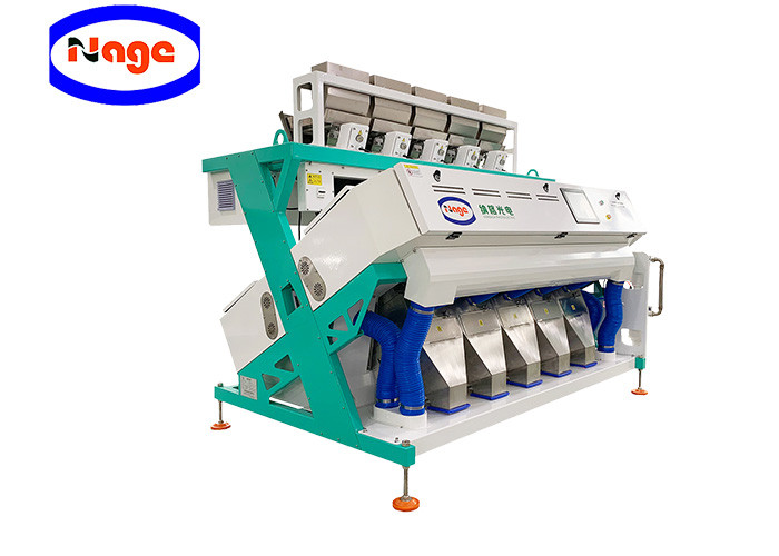 Rice / Seeds CCD Color Sorter Machine Unique Chutes Processing Technology